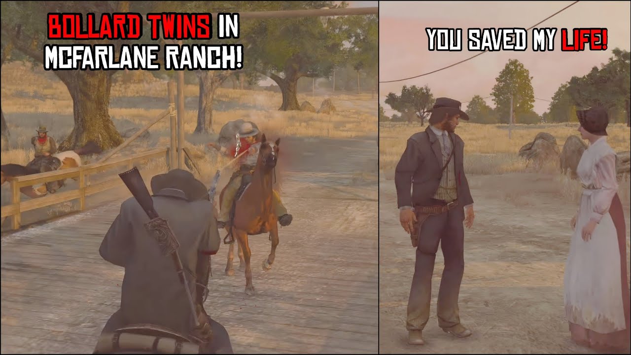 It's very rare to see outlaws terrorising Mcfarlane's Ranch | Rdr1 ...