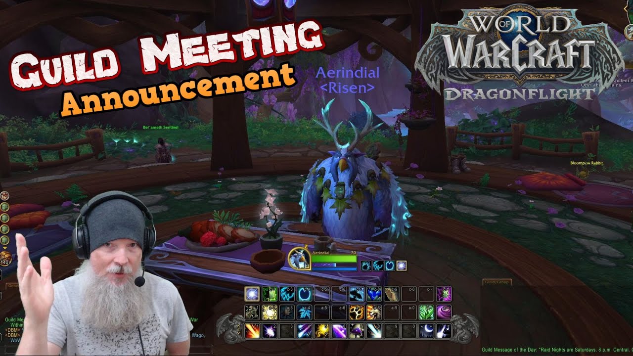 Guild Meeting Annoucement - Renfail Plays World of Warcraft - YouTube