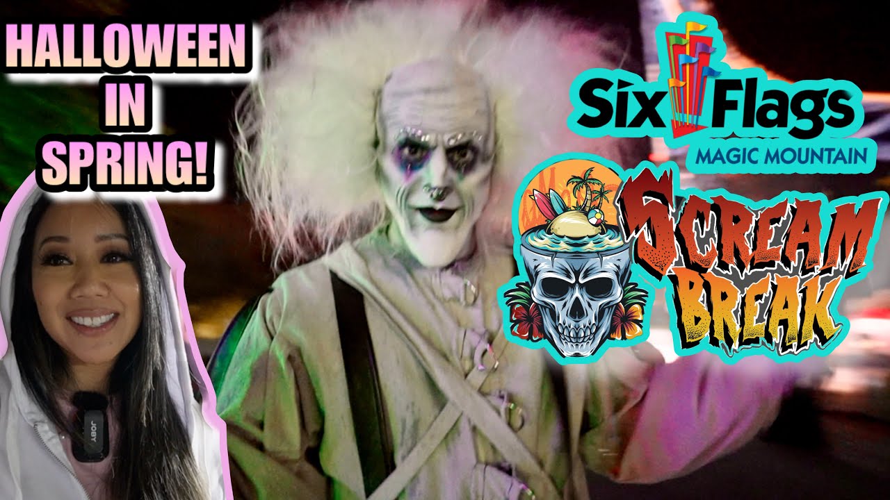 SCREAM BREAK 2023 SIX FLAGS MAGIC MOUNTAIN! - BATMAN ON RIDE POV - SIX ...