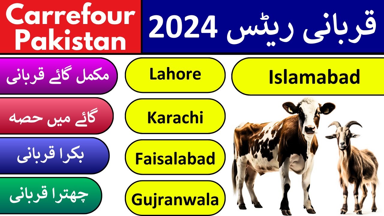 Carrefour Pakistan Qurbani 2024 Rates in Lahore, Karachi, Islamabad ...