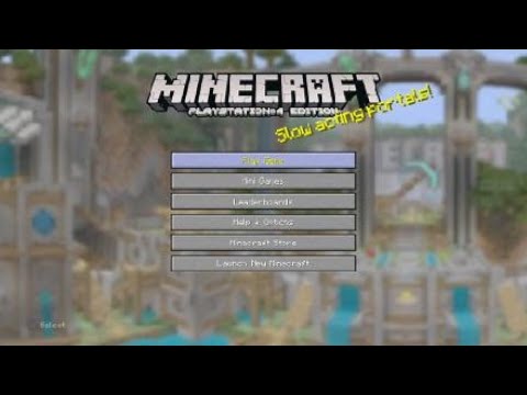 Minecraft: PlayStation 4 Edititon Minigames Gameplay PT:1 - YouTube