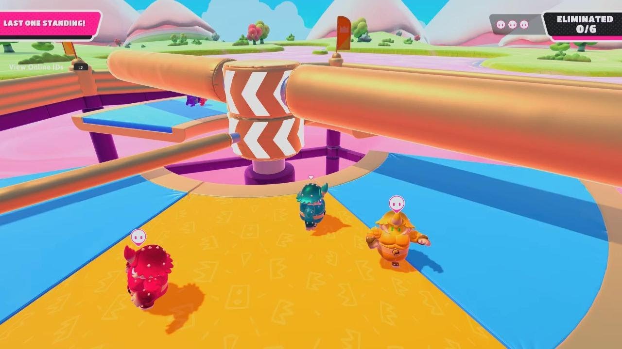 Fall Guys, Jump Showdown. Left 1 v 4 in the Final. - YouTube