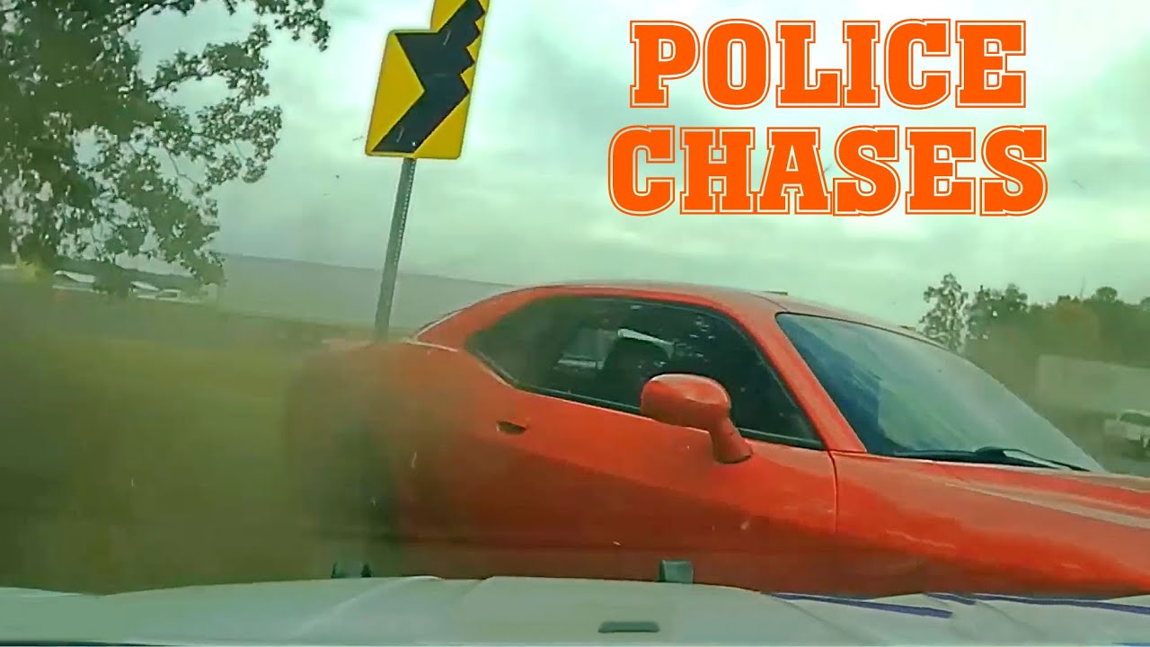 Dodge Challenger Brutal Pit Maneuver. Police Chases & Activity. - YouTube