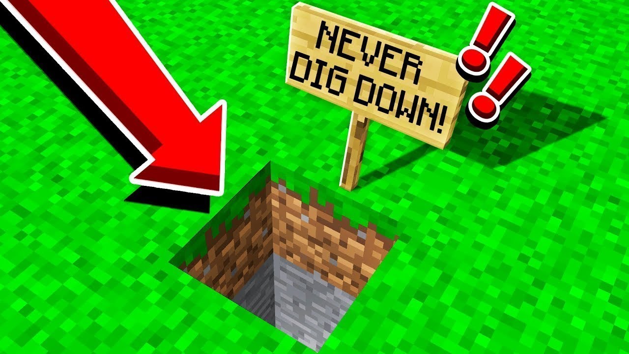 Never dig straight down...| Minecraft | SJ Gaming - YouTube