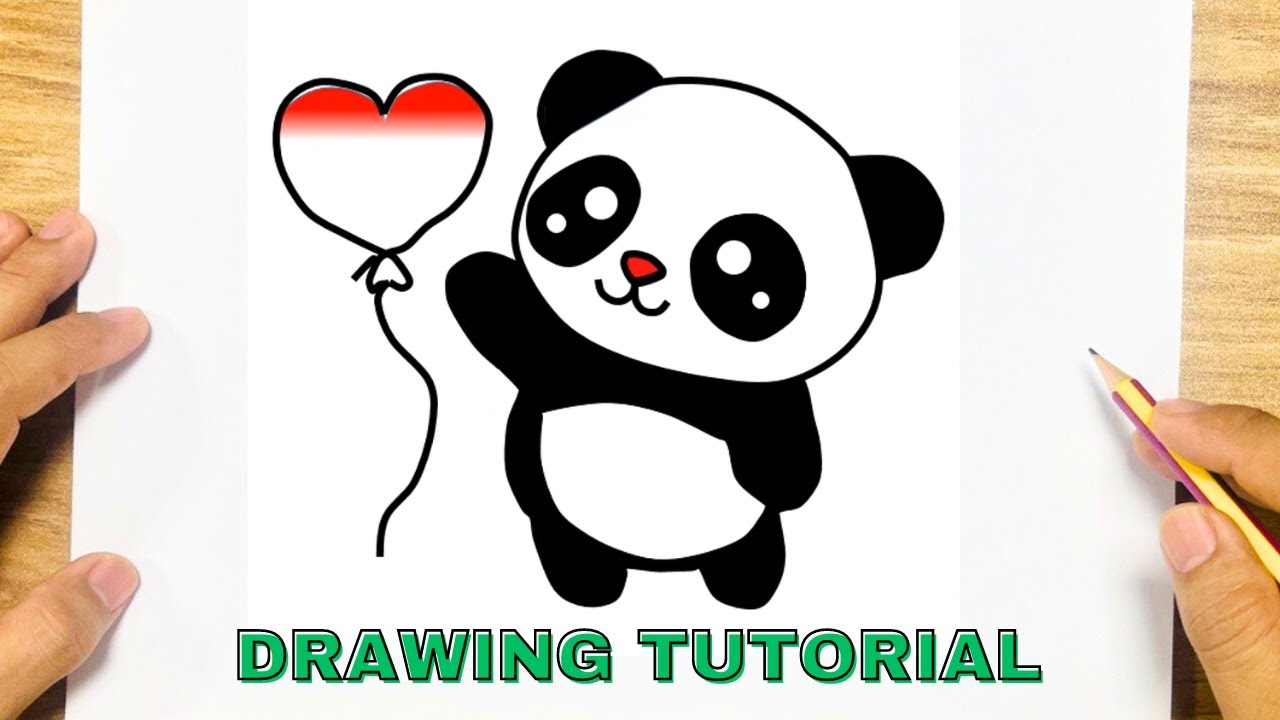 HOW TO DRAW A PANDA EASY | PANDA DRAWING AND COLORING - YouTube
