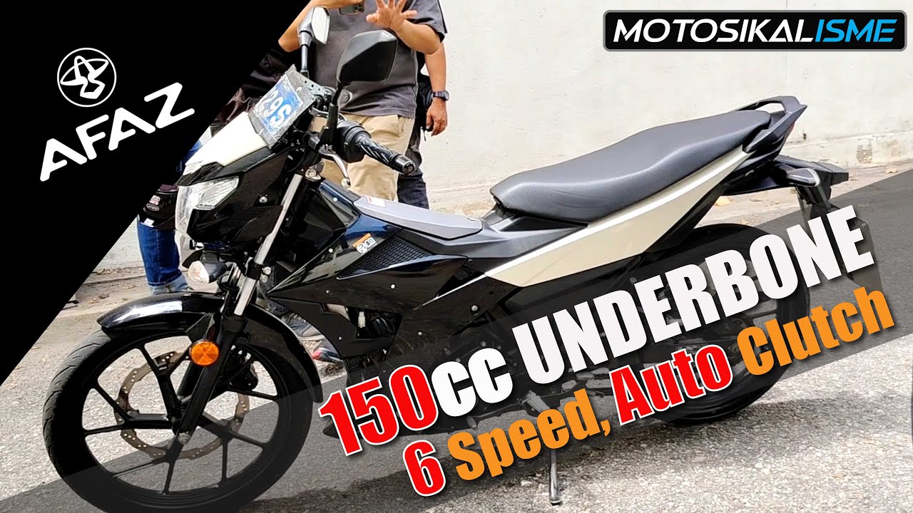 AFAZ 150cc UNDERBONE 6 SPEED AUTO CLUTCH PROTOTYPE REVEALED - YouTube