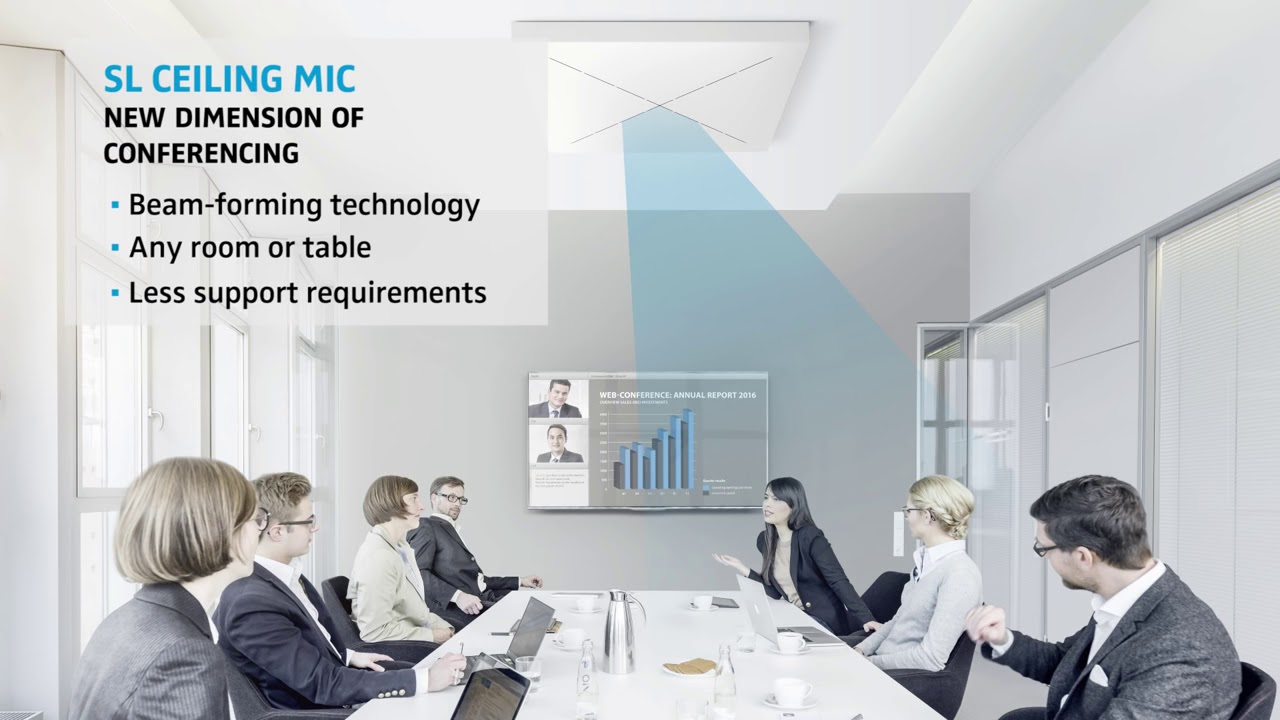 Sennheiser SL Ceiling Mic – The Modern Solution for Conferencing ...