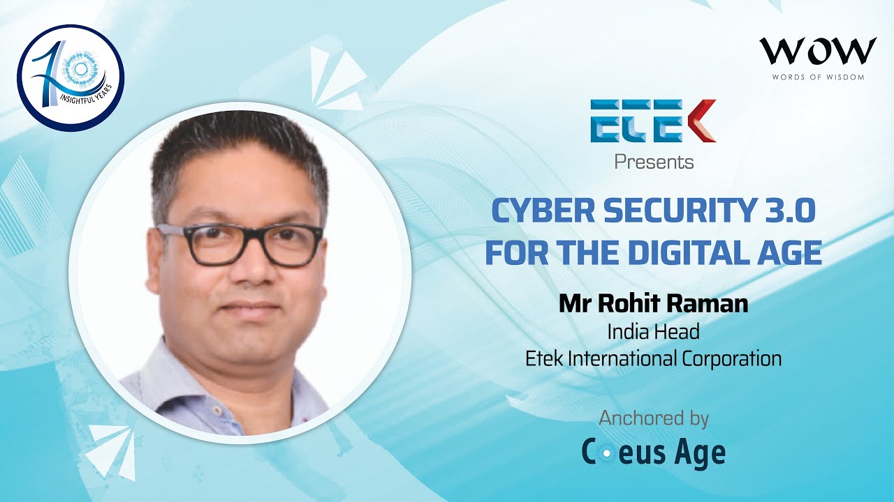 WOW - Mr Rohit Raman, India Head, ETEK - YouTube