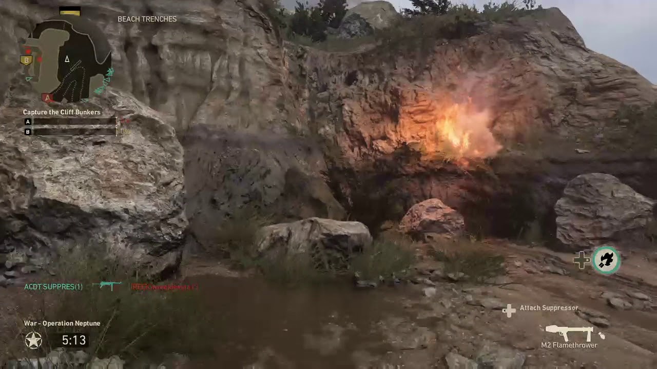 COD WWII - 'Neptune' Perfect Bunker Raid - YouTube