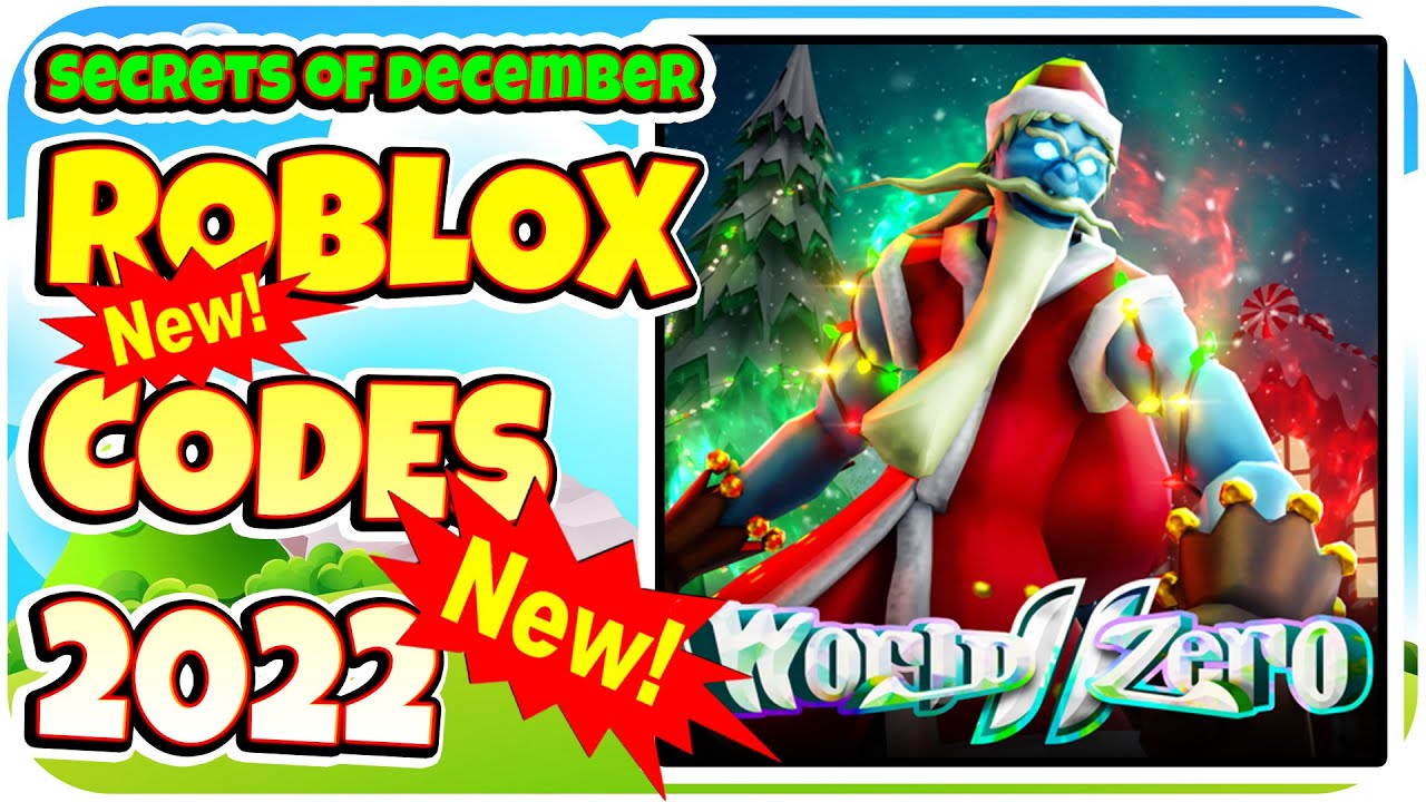 NEW CODES 🎄Holiday! World // Zero, World Zero, Roblox GAME, ALL SECRET ...