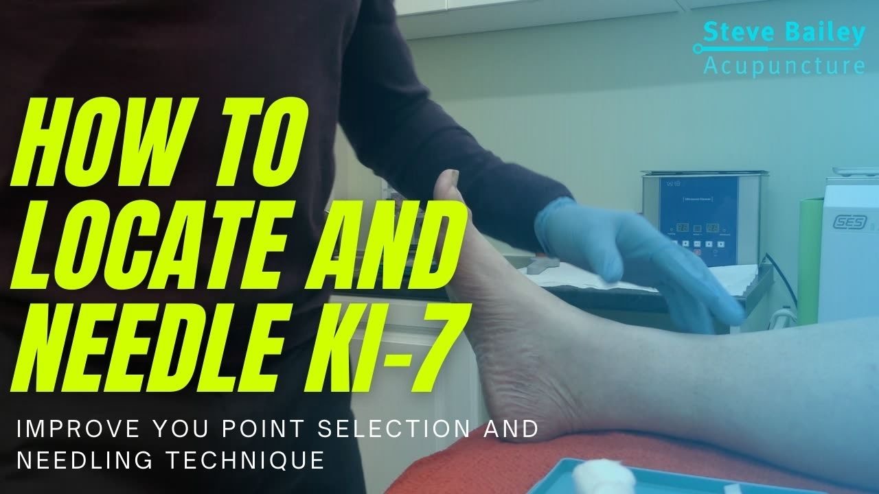 How to locate and use Ki-7 acupuncture point - YouTube