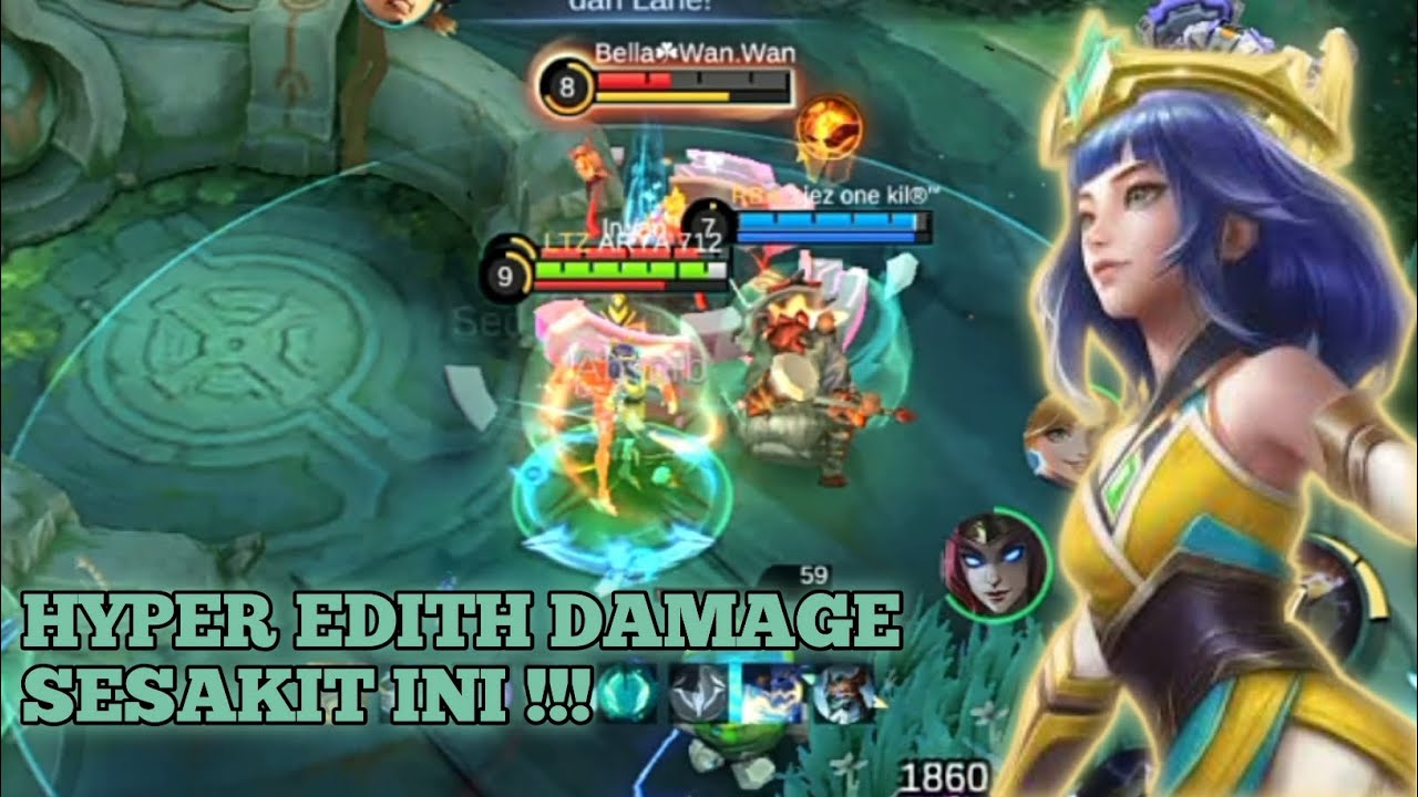 HYPER EDITH DAMAGE !!! - Mobile Legends #mlbb - YouTube