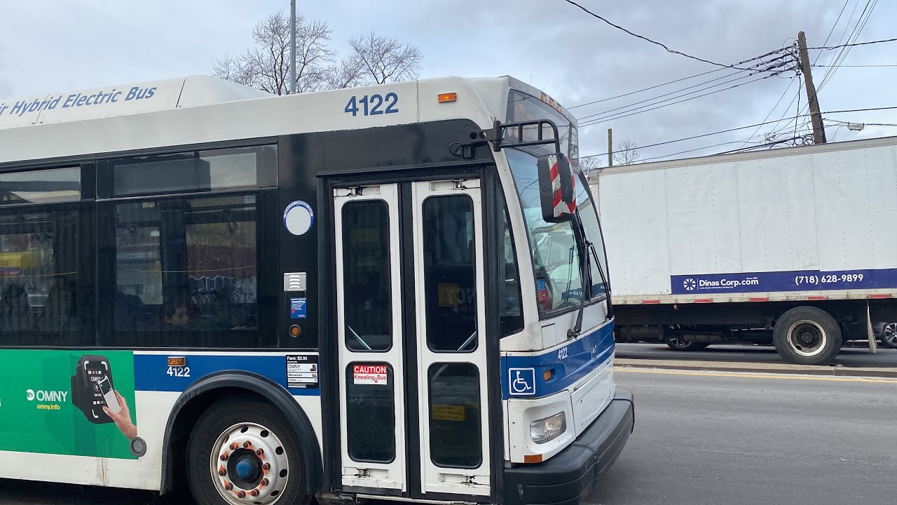 MTA Bus: 2009 Orion VII NG HEV #4122 [Audio Recording] - YouTube