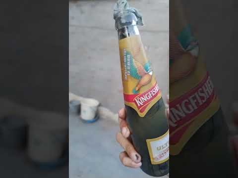 🇮🇳Molotov cocktail (petrol bomb) experiment #petrol #molotovcocktail #petrolbomb