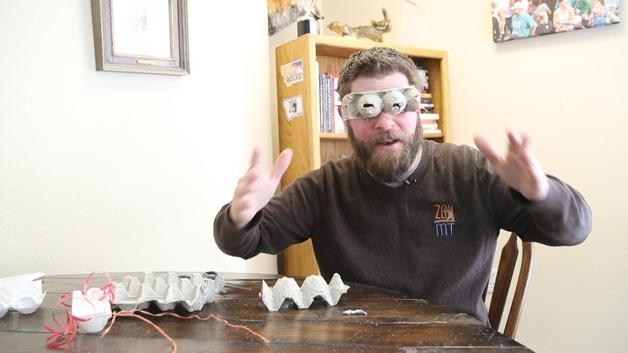 How to make cool pair of snow goggles - YouTube