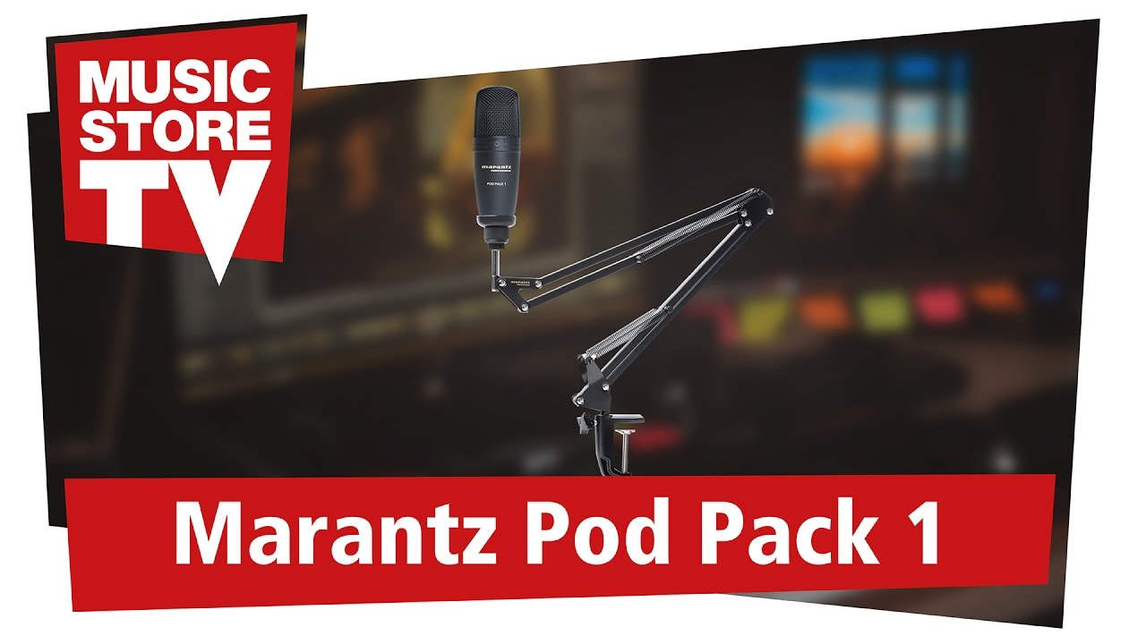 MARANTZ Pod Pack 1 USB-Mikrofon mit Galgenarm und Kabel - YouTube
