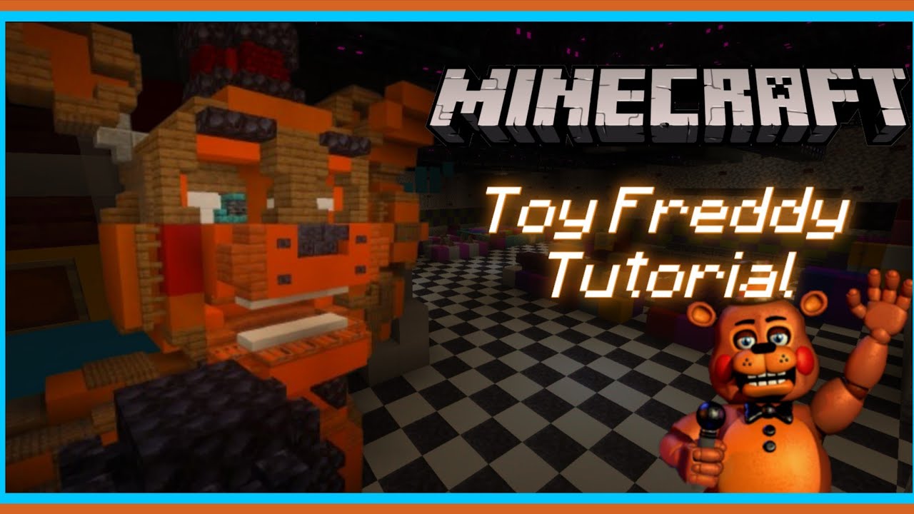 Toy Freddy Tutorial - FNAF Minecraft Tutorial - Song - Invincible - DEAF KEV - YouTube