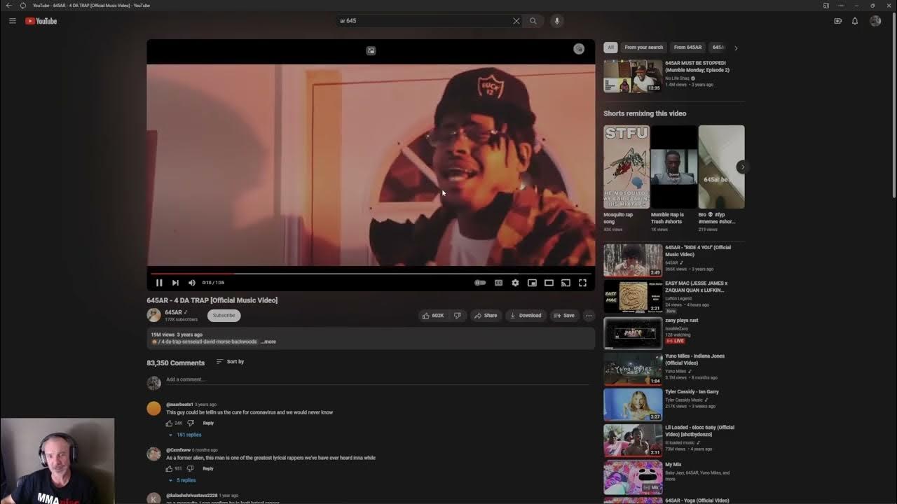 Weezy Reacts #1. 645AR reaction "4 Da Trap" - YouTube