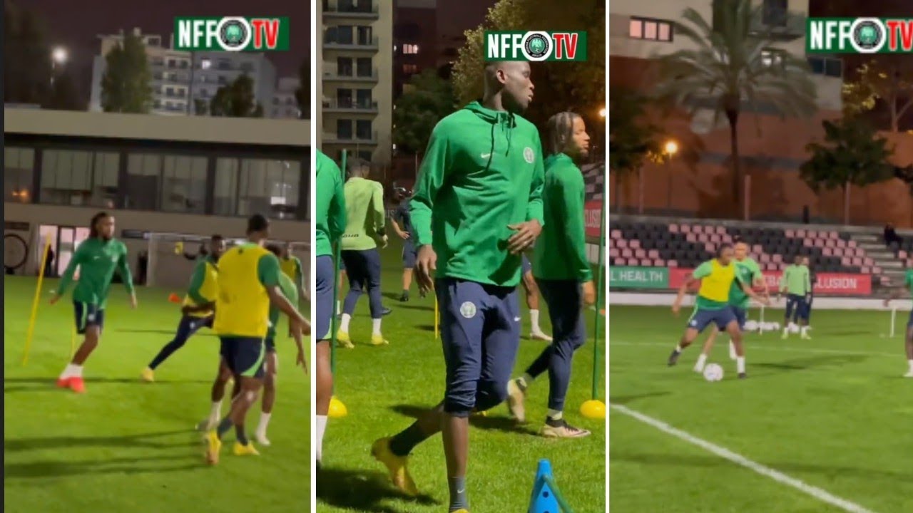 Super Eagles training today for Nigeria vs Portugal friendly - YouTube
