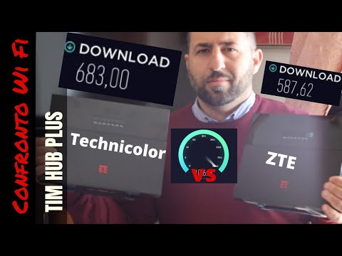 Tim Hub Plus TECHNICOLOR vs Tim Hub Plus ZTE, confronto Wi Fi Speed ...