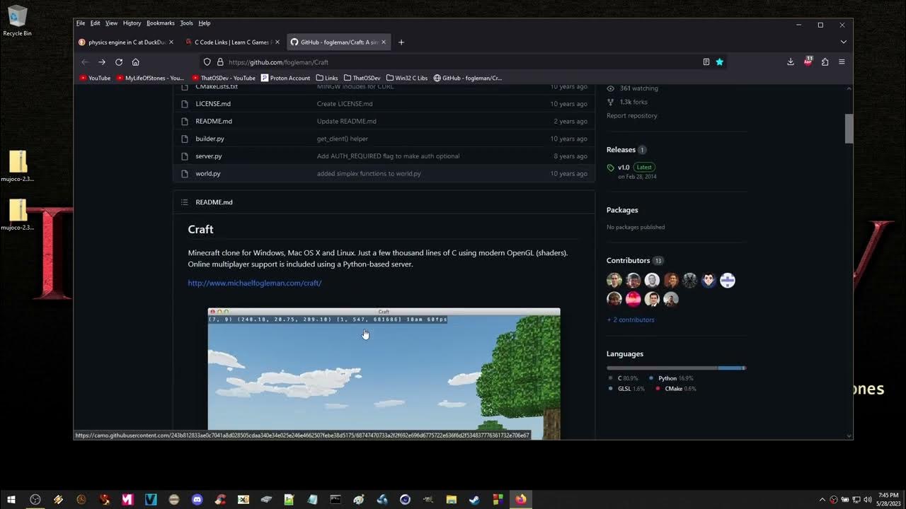 VLOG - Where are the C-Based 3D Physics Engines ? - YouTube
