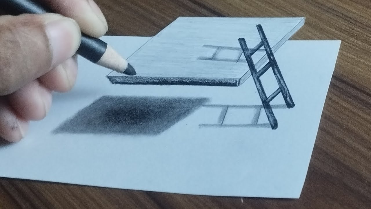 simple 3D drawing for beginners.very easy. - YouTube