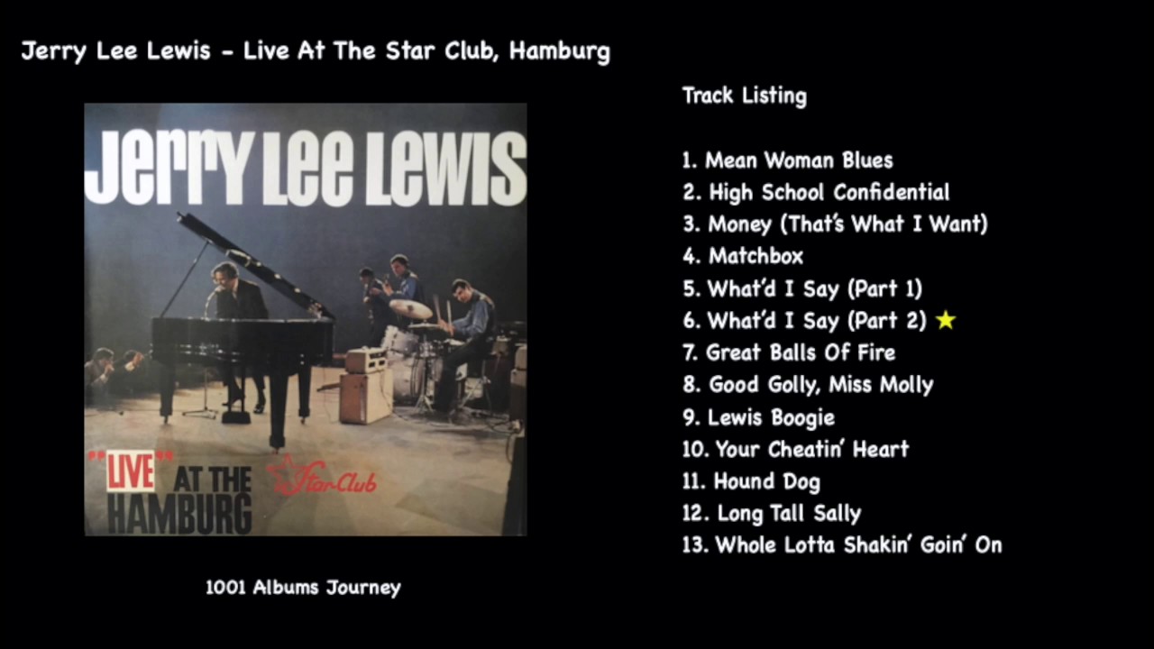Jerry Lee Lewis - What'd I Say, Part 2 - YouTube