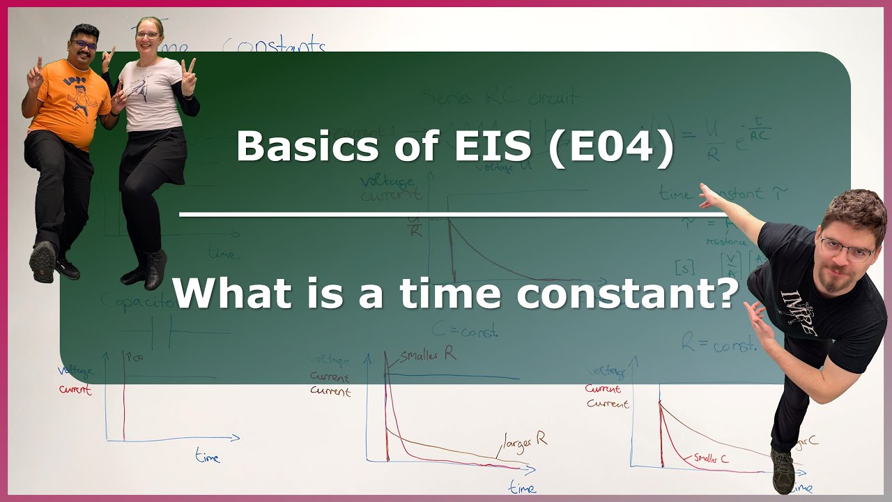 What is a time constant? | Basics of EIS (E04) | Electrochemical ...
