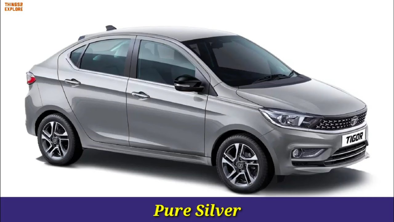 Tata Tigor Colour Options 2020 | Tigor XE XM XZ XT Plus Blue Silver Red ...