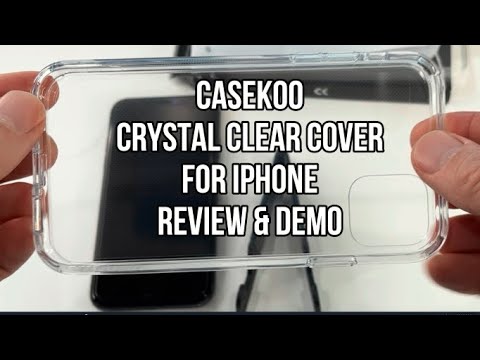iPhone Casekoo Crystal Clear Protective Case Installation, Demo, Box ...