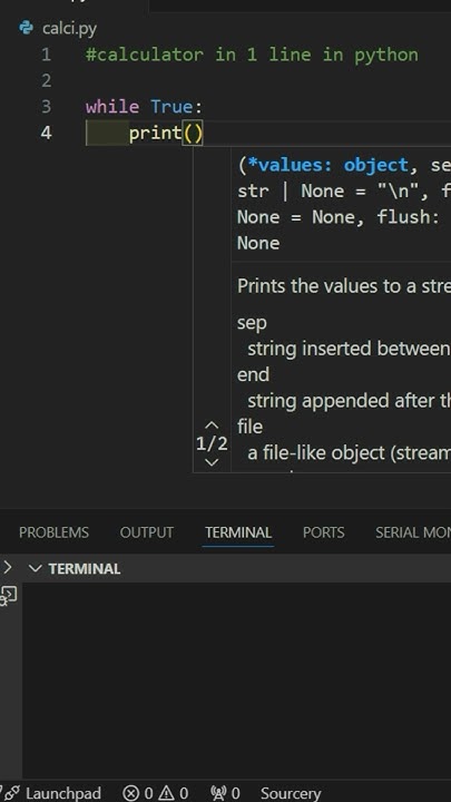 Simple Calculator in one line in python - YouTube