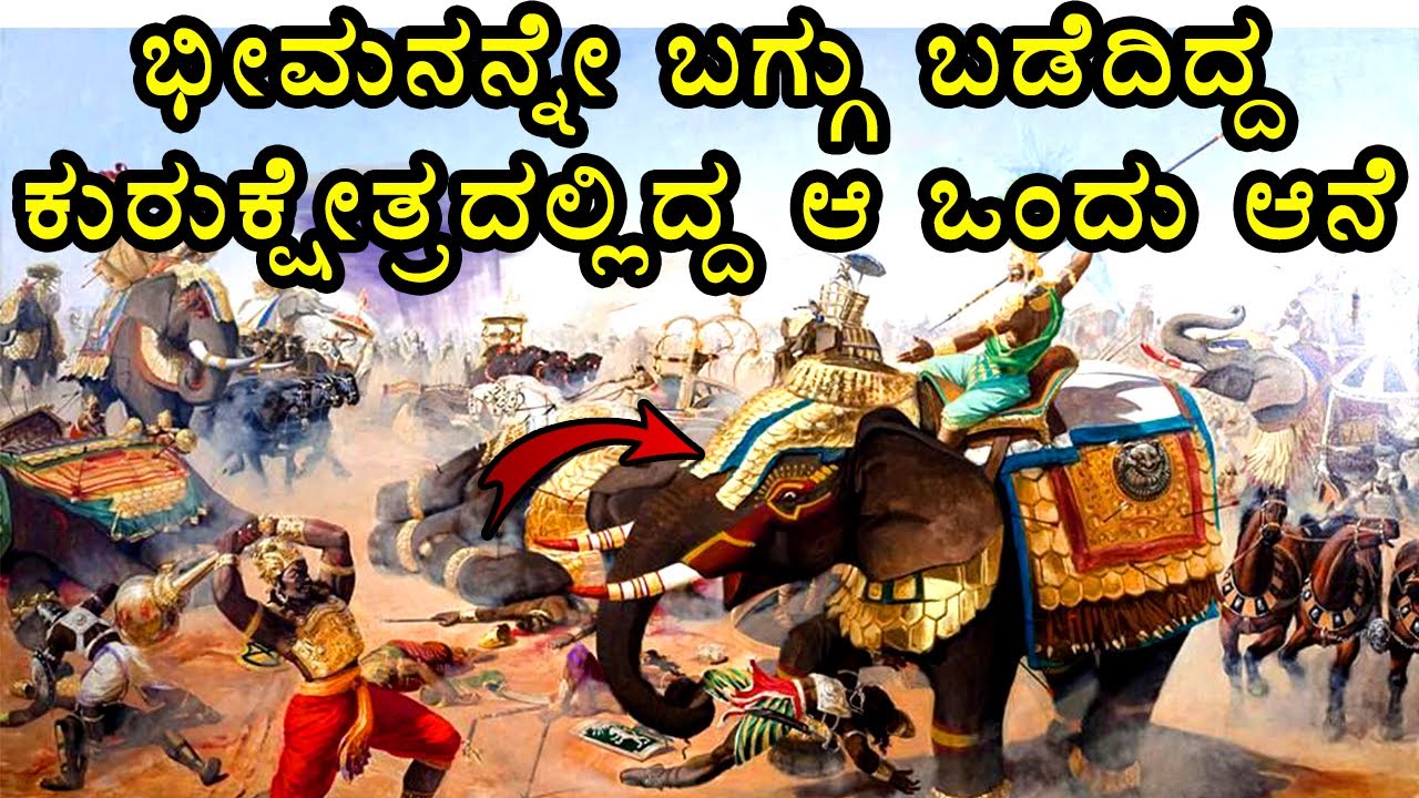ಆ ಆನೆಯನ್ನ ನೋಡಿ ಹೆದರಿ ಓಡಿದ್ದ ಭೀಮ mahabharata story in kannada | bhima ...