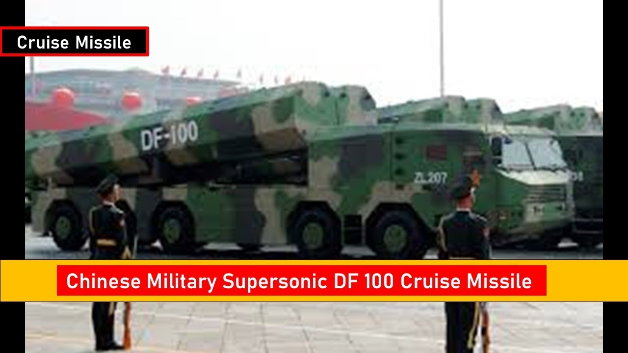 Chinese Military Supersonic DF 100 Cruise Missile - YouTube