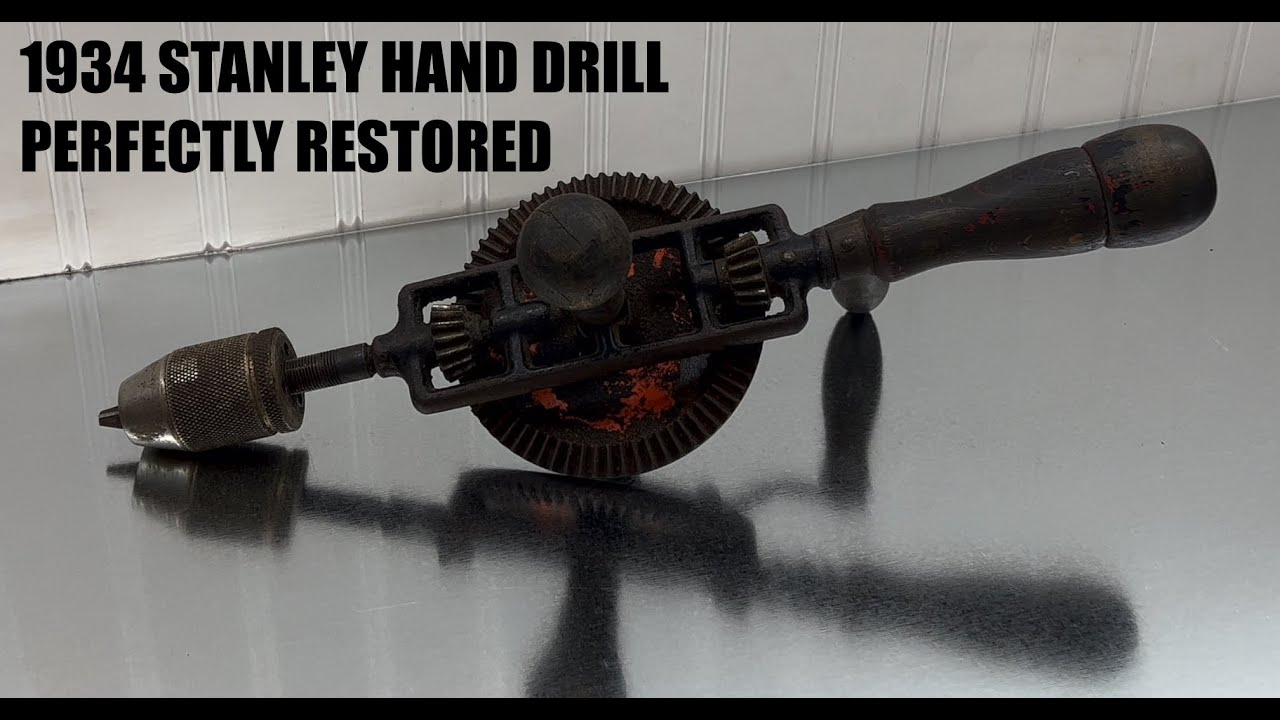 Restoration Of 1934 Rusted And Broken Hand Drill - Perfect Restoration ...
