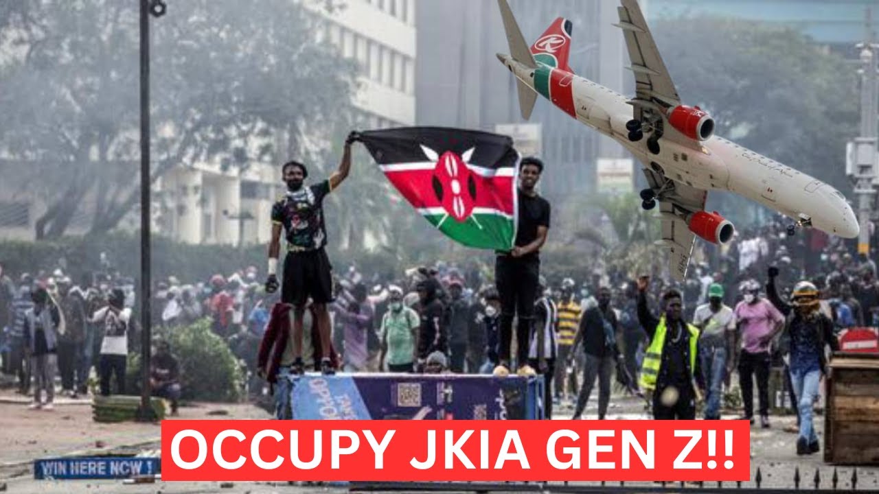 LIVE: HAPPENING NOW STORMING JKIA! GEN Z MASS DEMOS KICKS OF IN NAIROBI ...