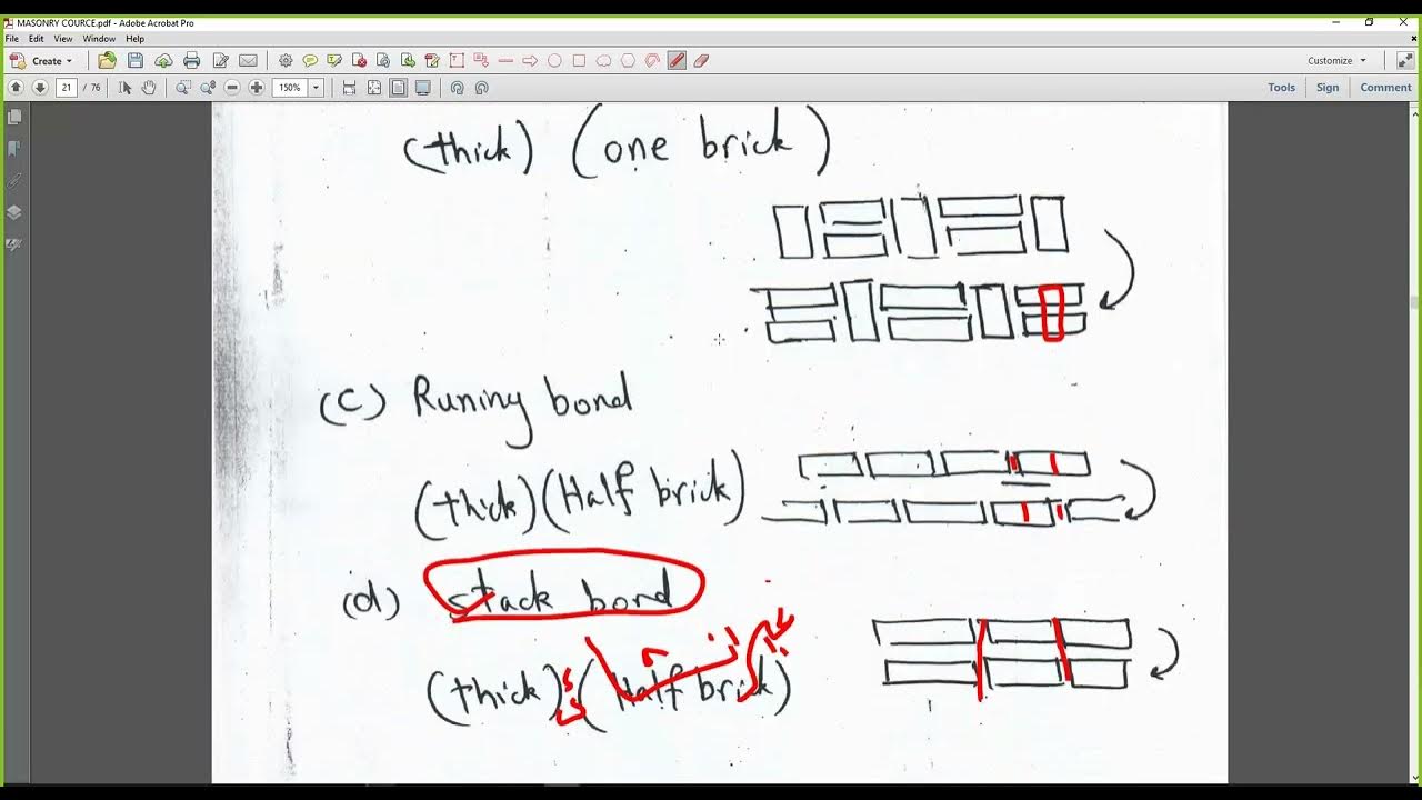 masonry lec 03 - YouTube