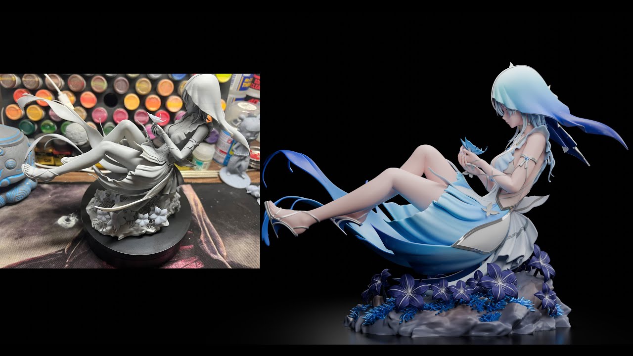 Shorekeeper Figure 3d Printing Wuthering Waves - YouTube