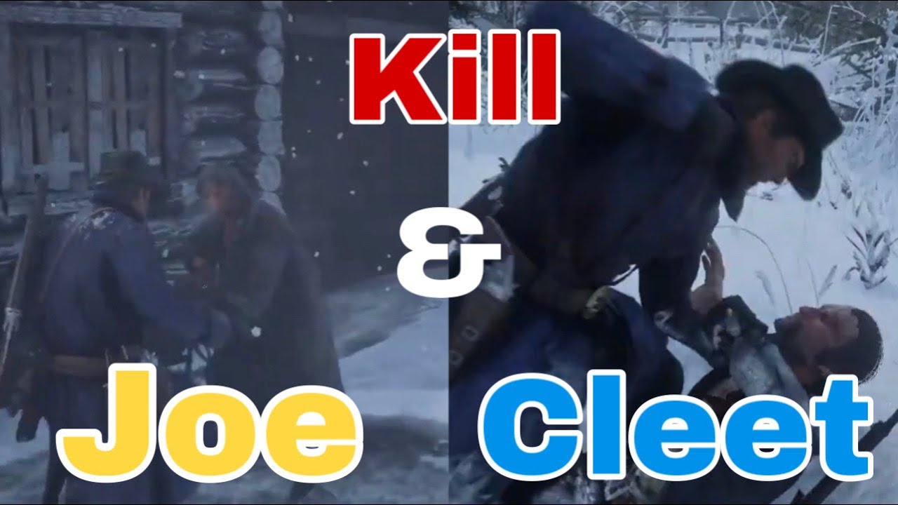 Secret kill Joe and Cleet Mission in Colter-RDR2 - YouTube