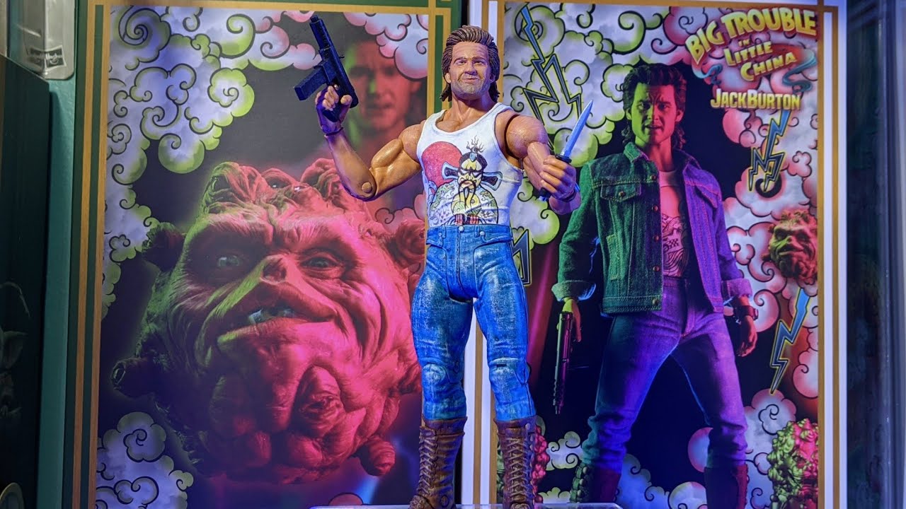 Big Trouble in Little China custom made Jack Burton action figure - YouTube