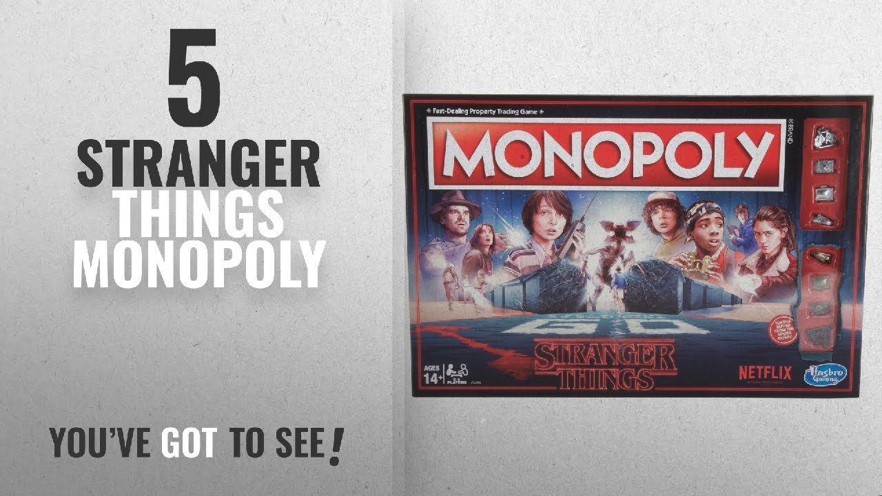 Top 10 Stranger Things Monopoly [2018]: Netflix Stranger Things ...