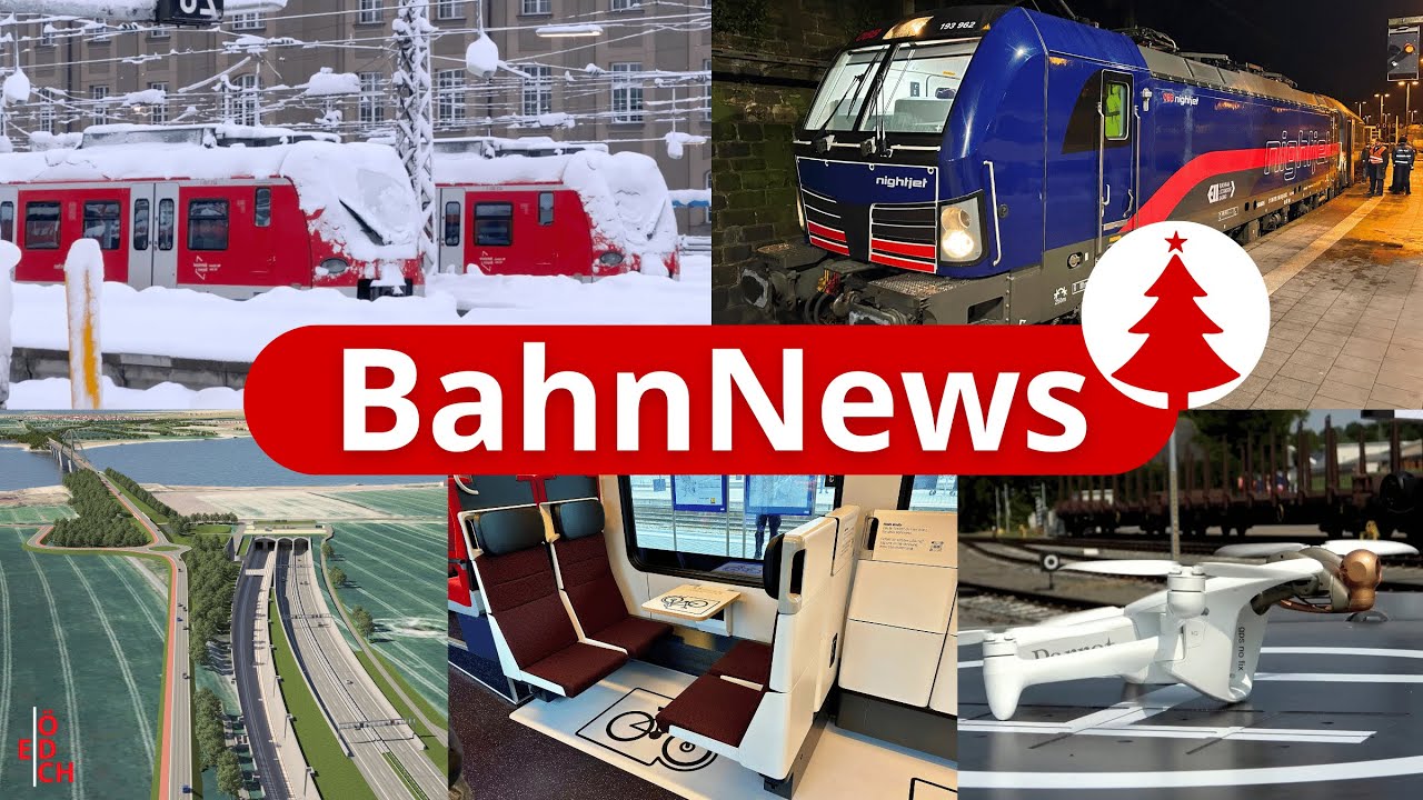 Neues für die S-Bahnen Wien und Mitteldeutschland, Schneechaos ...