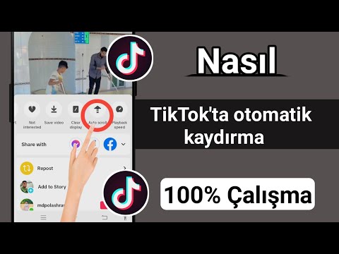 Tiktok'ta Otomatik Kaydırma (2023) || Tiktok Video'da Otomatik Kaydırma ||