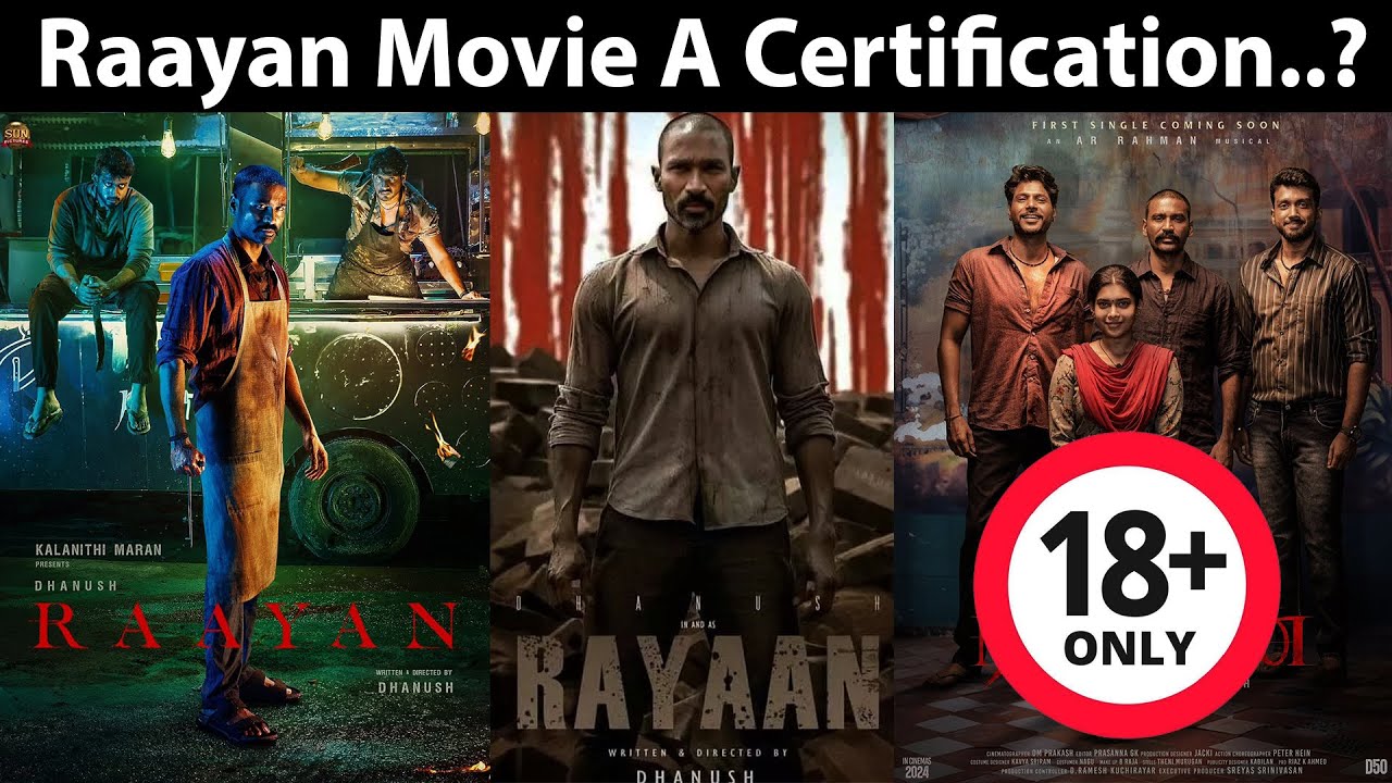 Raayan Movie A Certification? #raayan #dhanush #tamilcinema #kollywood ...