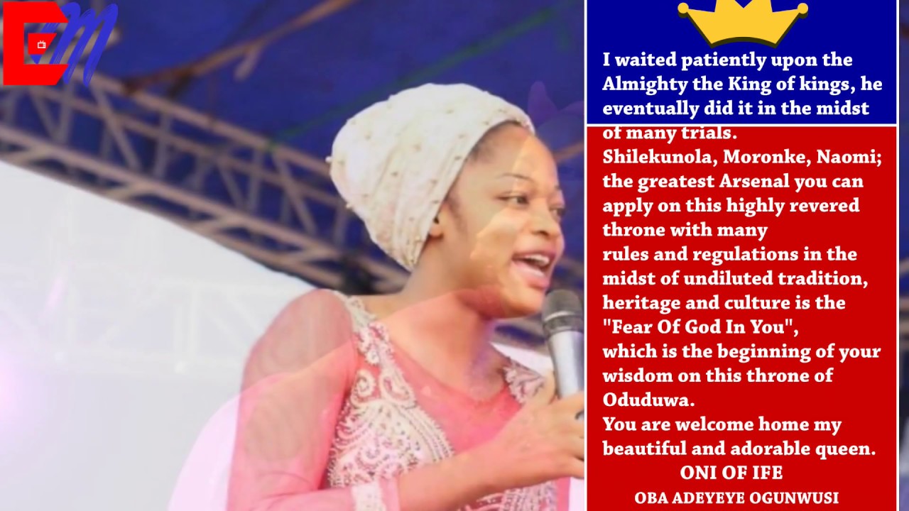 OONI OF IFE OBA ADEYEYE OGUNWUSI UNVEIL HIS NEW BRIDE AND QUEEN WATCH ...