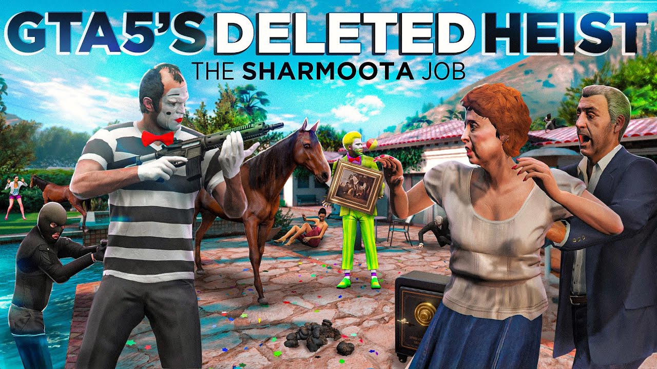 I Restored GTA 5's Cut Heist You Never Got To Play! - Sharmoota Job ...