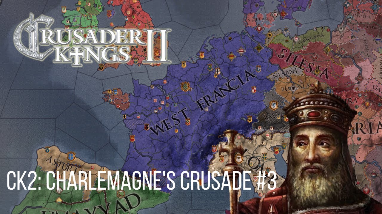 CK2 Let's Play: Charlemagne's Crusade #3 - The End of Saxony - YouTube