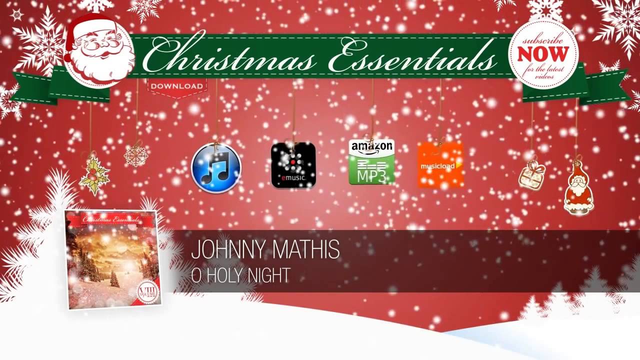 Johnny Mathis - O Holy Night - YouTube