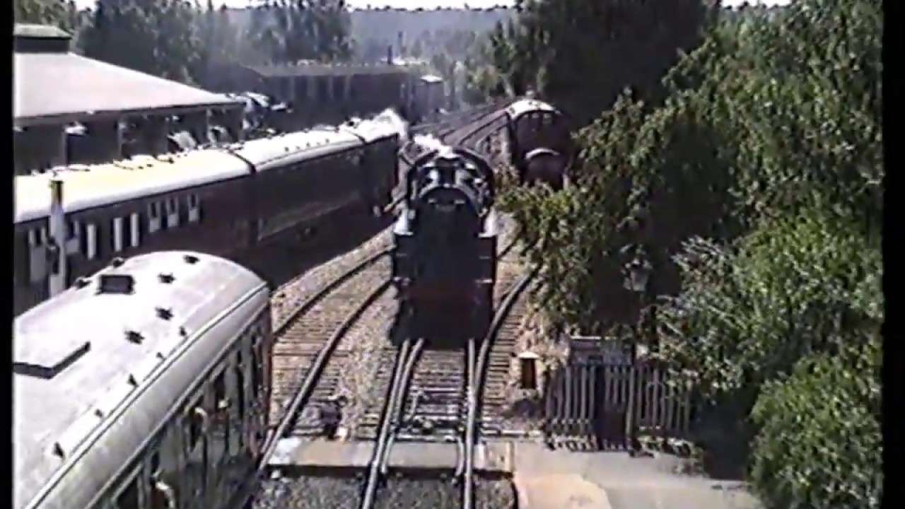 Bluebell Railway 75027 July 1989 - YouTube