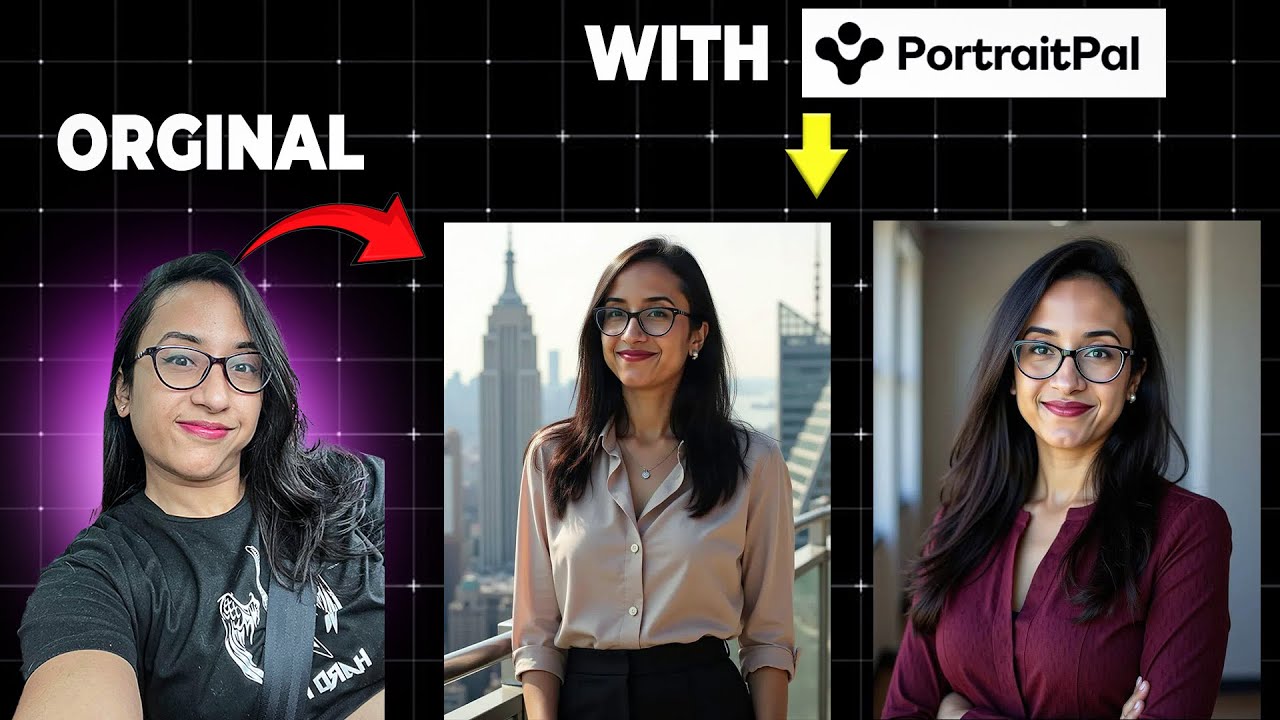 How to generate Professional AI headshots by uploading selfies | Portrait Pal AI Tutorial - YouTube