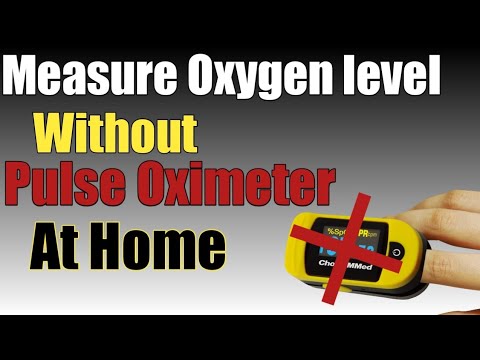 How To Measure Oxygen Saturation Without Pulse Oximeter | Increase ...